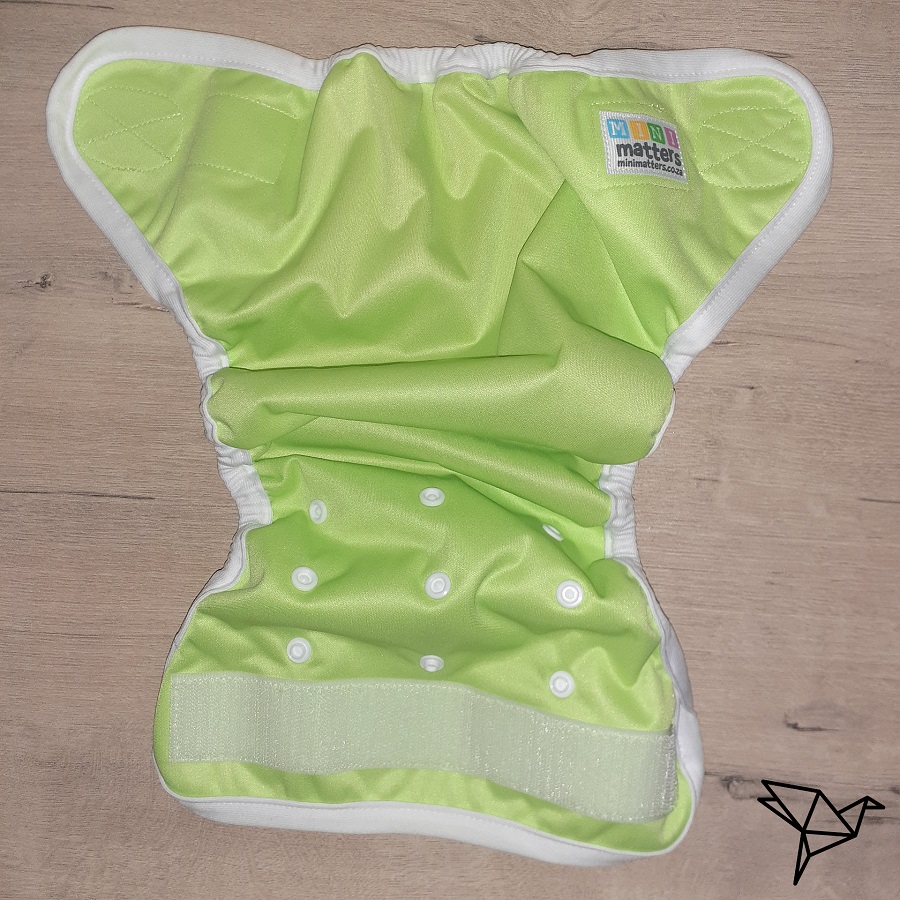 Lime OSFM Velcro PUL Cover - Origami Eco